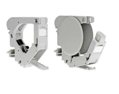 Datwyler Keystone jack Din-rail adapter grijs (DRM) - InfraTEL.nl